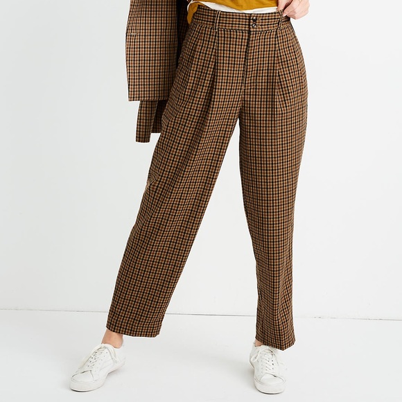 Madewell | Pants & Jumpsuits | Madewell Pleated Taper Wideleg Pants ...